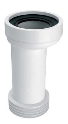 MCALPINE HC37S/WC-CON2 WC-bekötő cső, egyenes, L=260mm, DN10